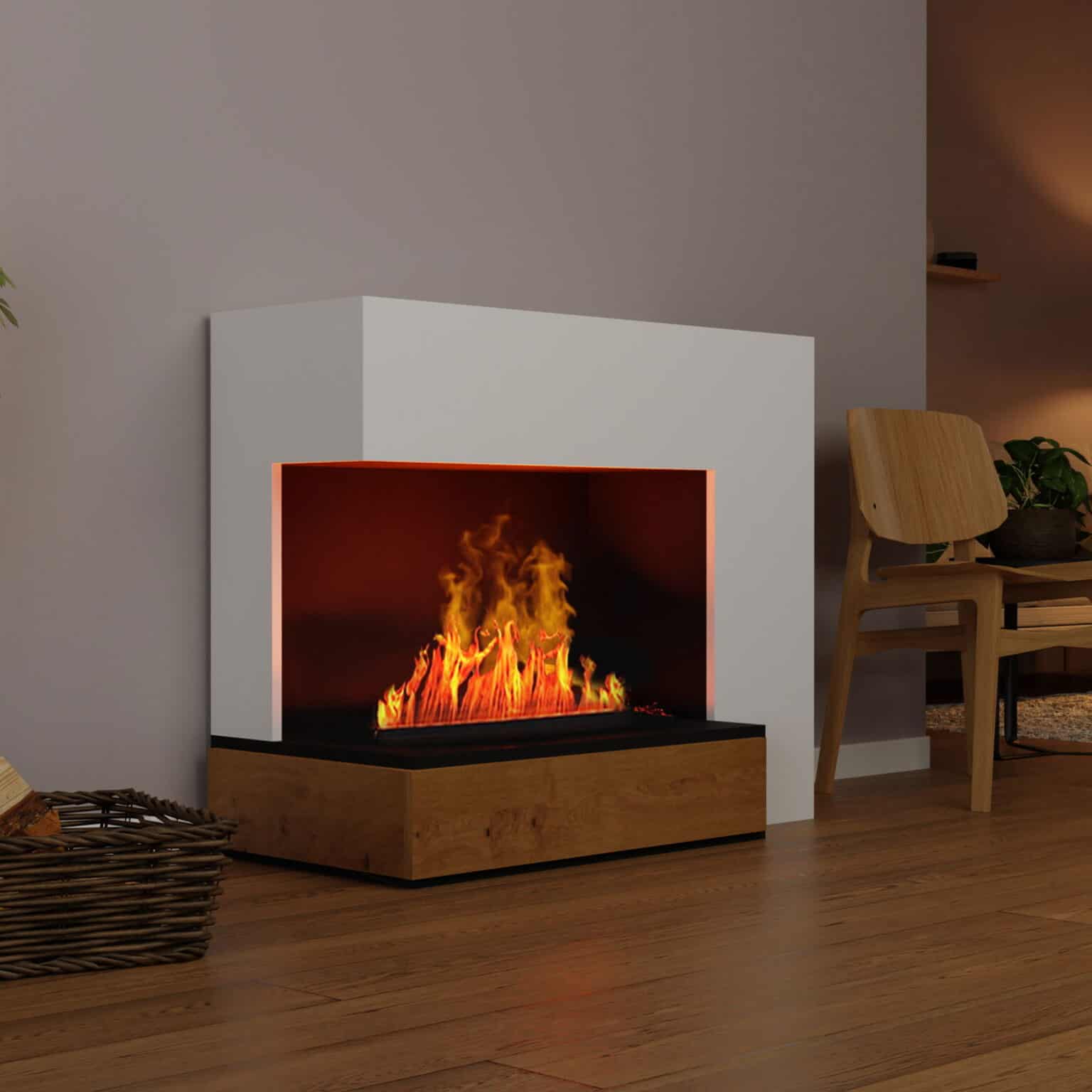 CASSETTE Multi 500 R - Τζάκι ηλεκτρικό ένθετο ατμού Multicolour - e ...